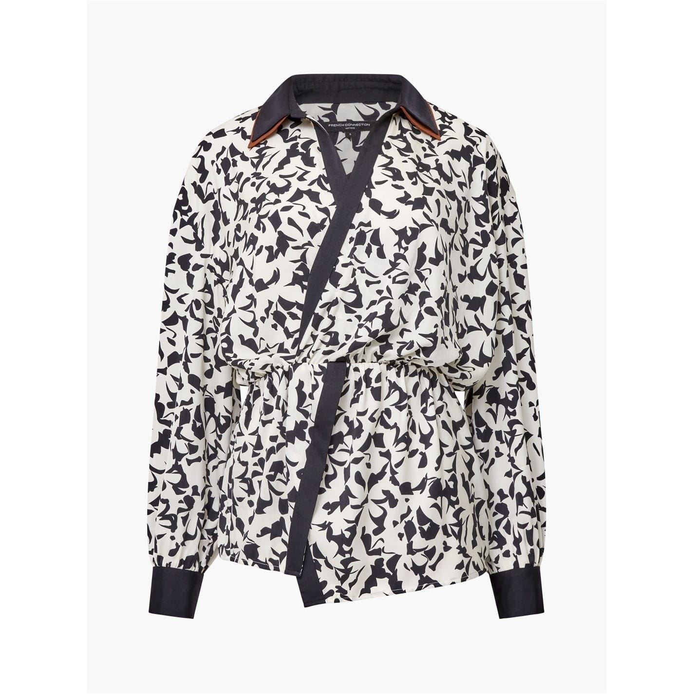 French Connection Twist Popover Relaxed Fit Shirt – Get the Label