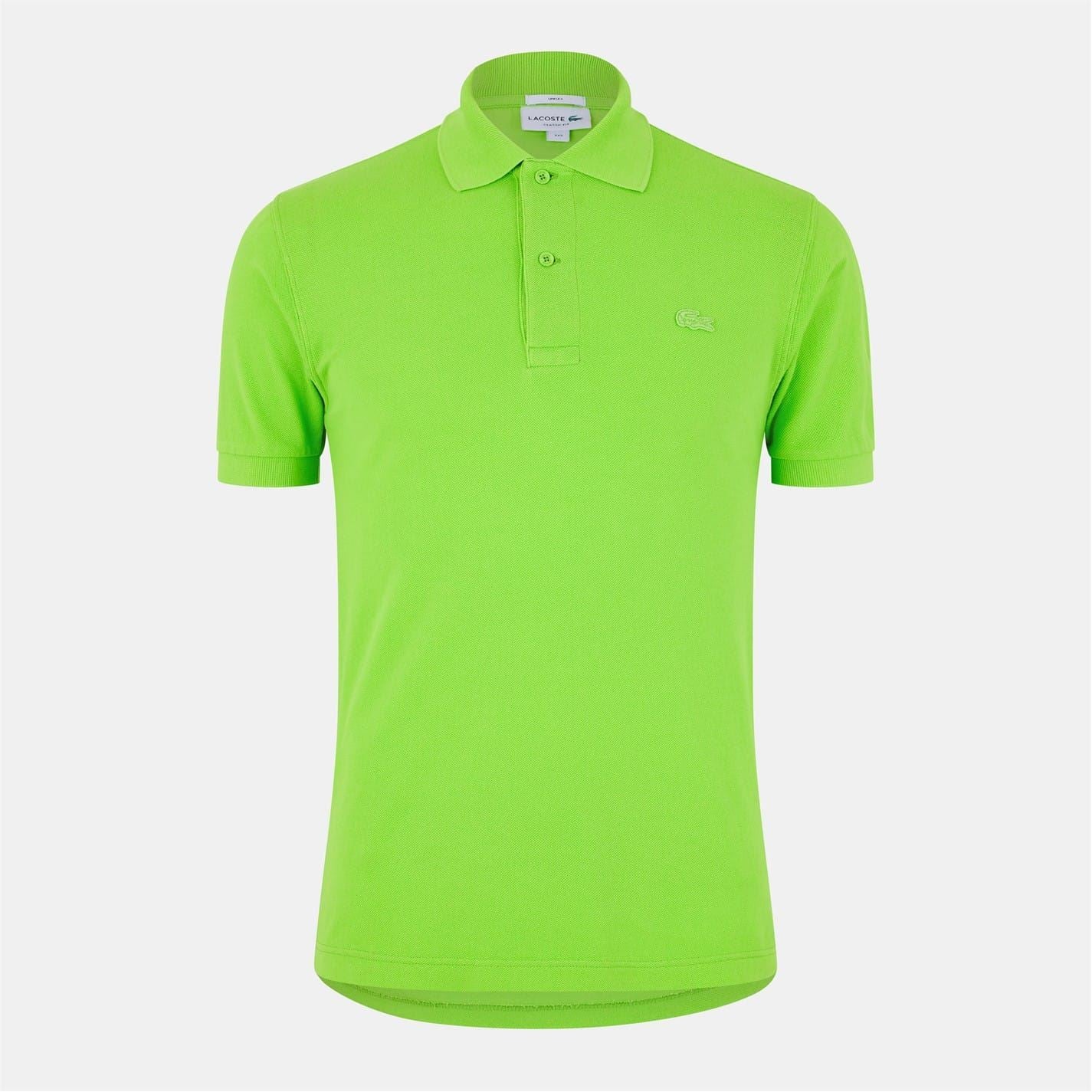 Lacoste Regular Fit Crocodile Print Polo Shirt – Get the Label