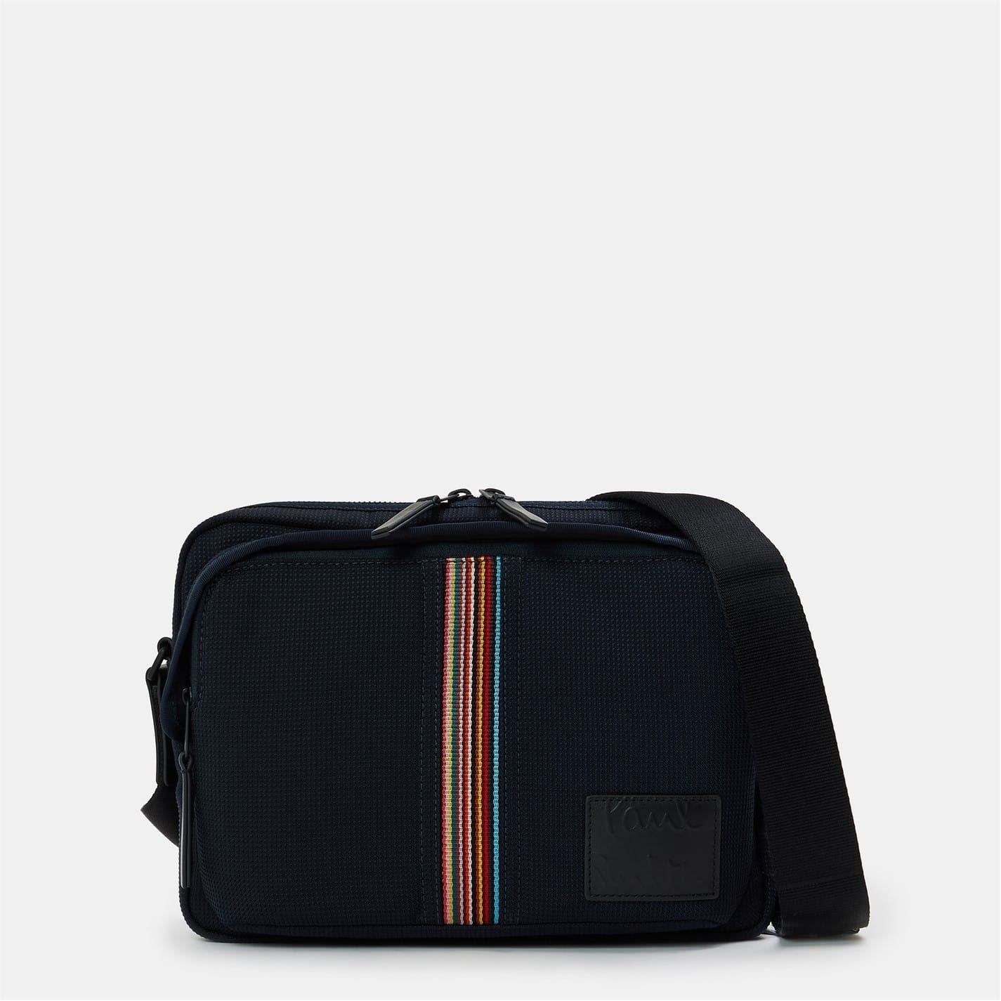 Paul Smith Paul Stripe Camera Bag with Logo Patch – Get the Label