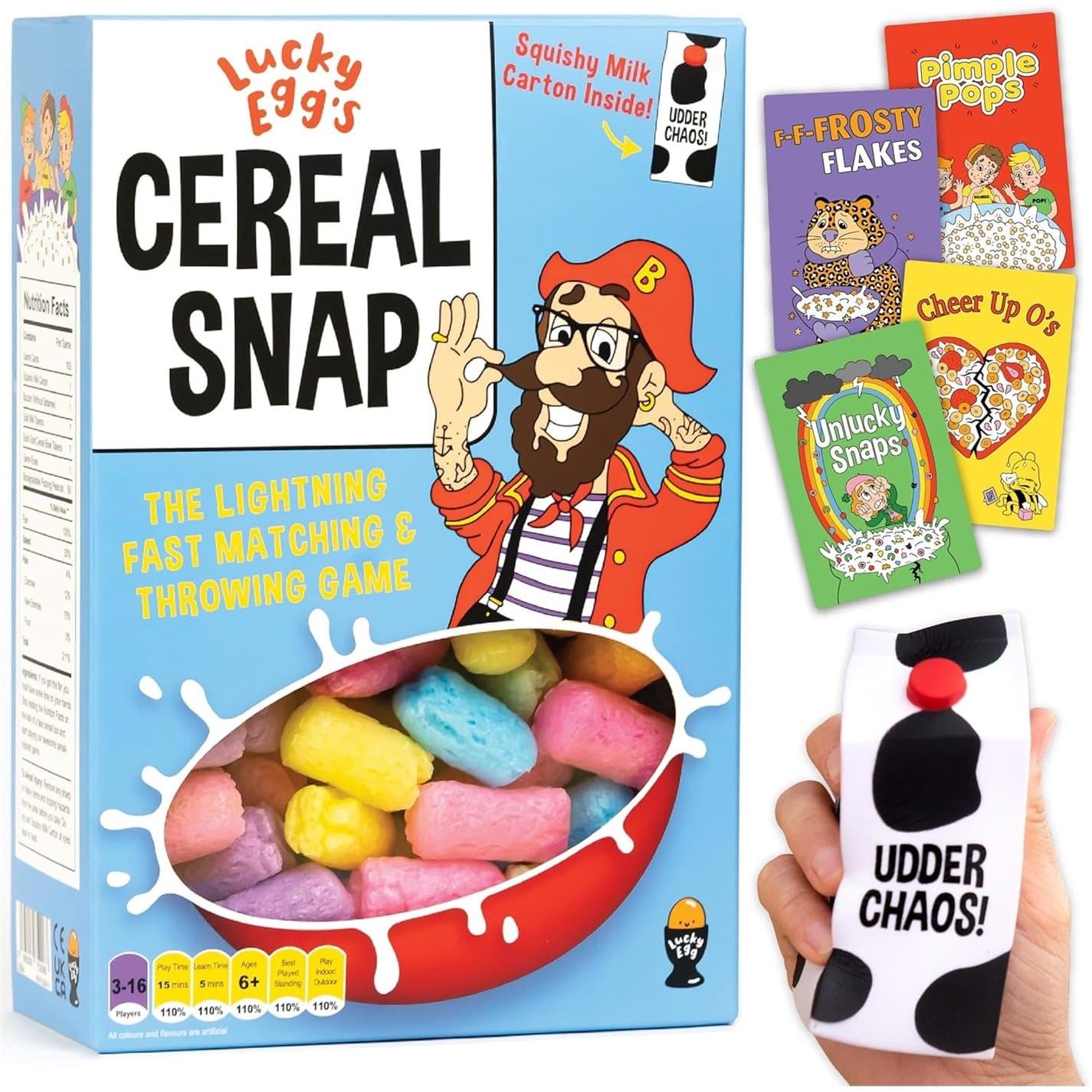 Character Egg Cereal Snap: The Lighting Fast Matching And Throwing Gam ...