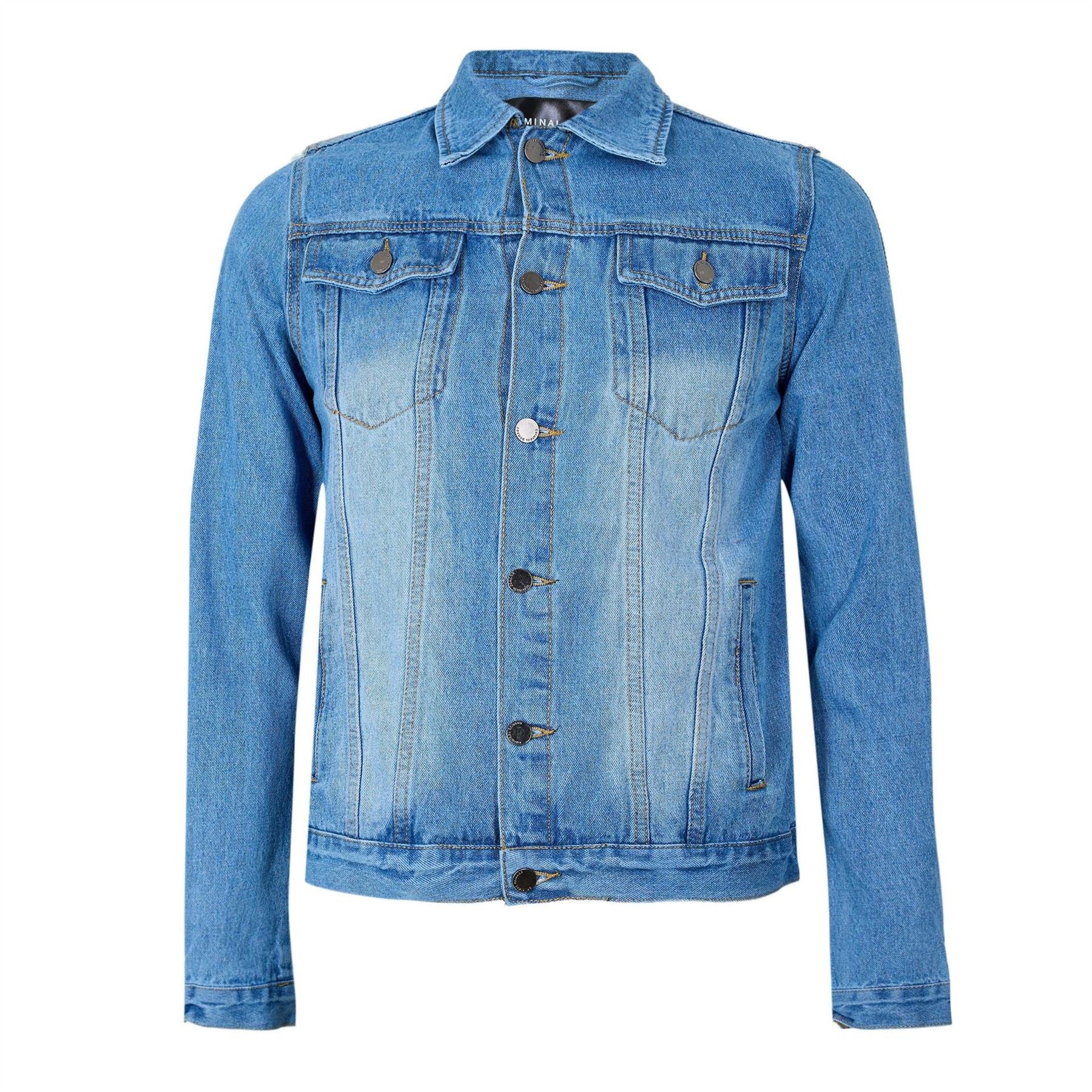 Criminal Damage Mens Tape Denim Jacket – Get the Label